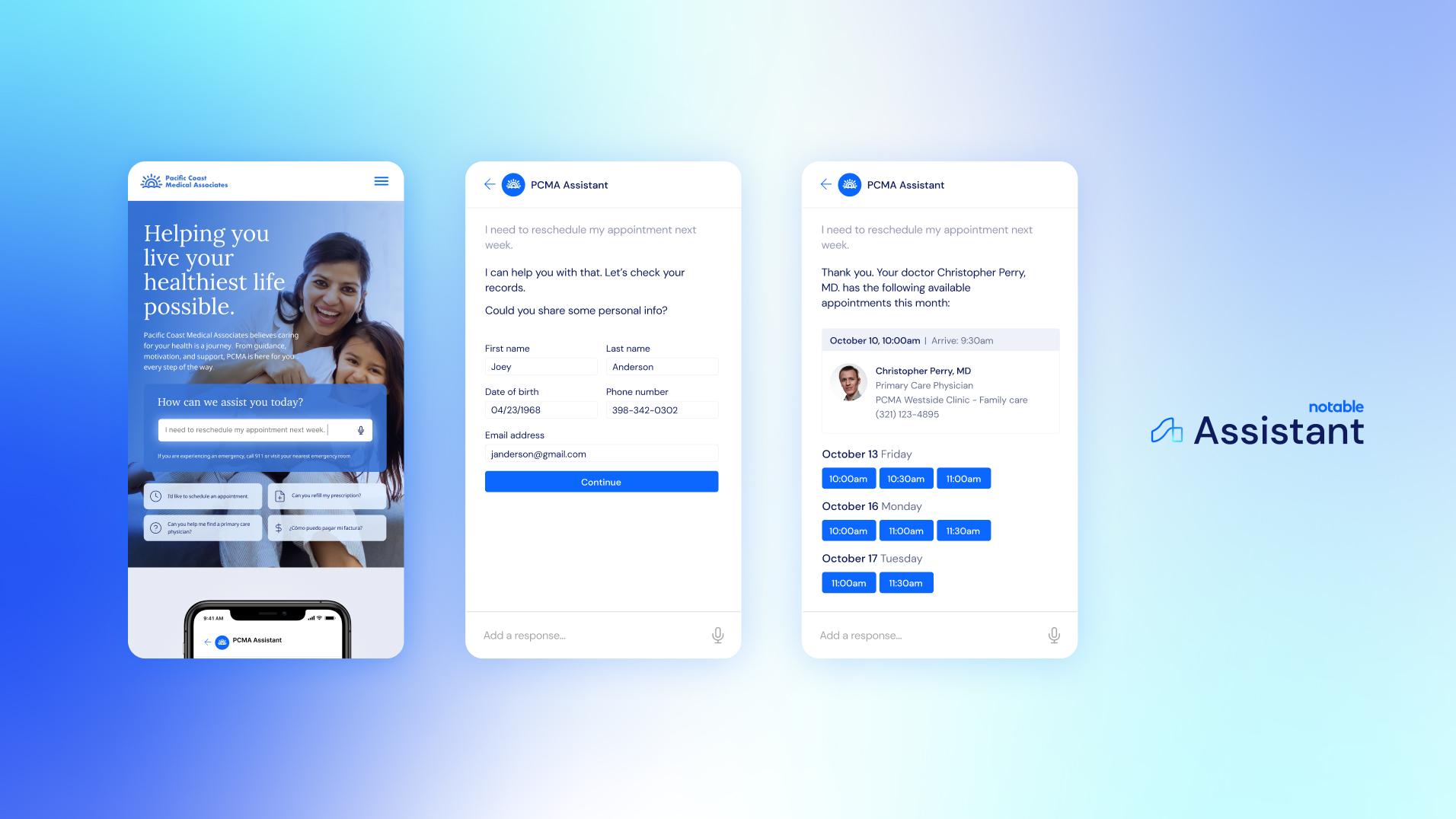 Notable Assistant expands access to healthcare information and services using large language ...